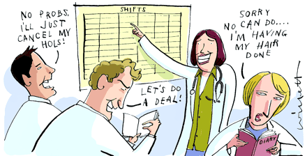 Swapping on-call shifts: a guide for junior doctors | The BMJ